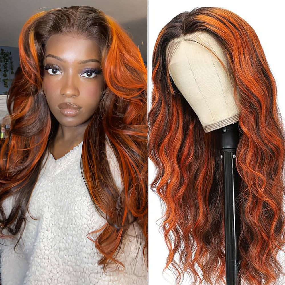 #4/350 Wig | Ginger Brown Mix | Stema Hair
